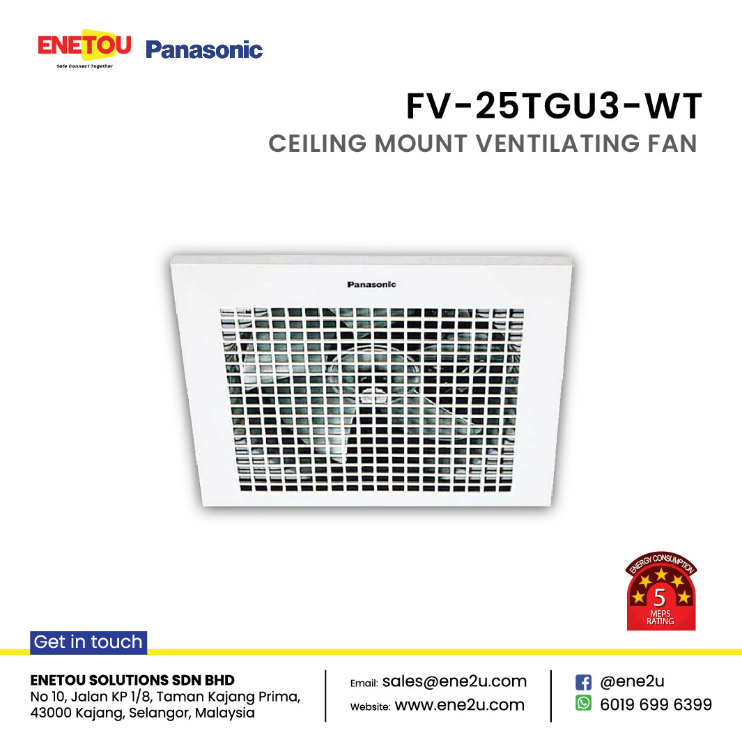 Ceiling Exhaust Fan Panasonic 10 Inch Fv 25tgu | Shelly Lighting